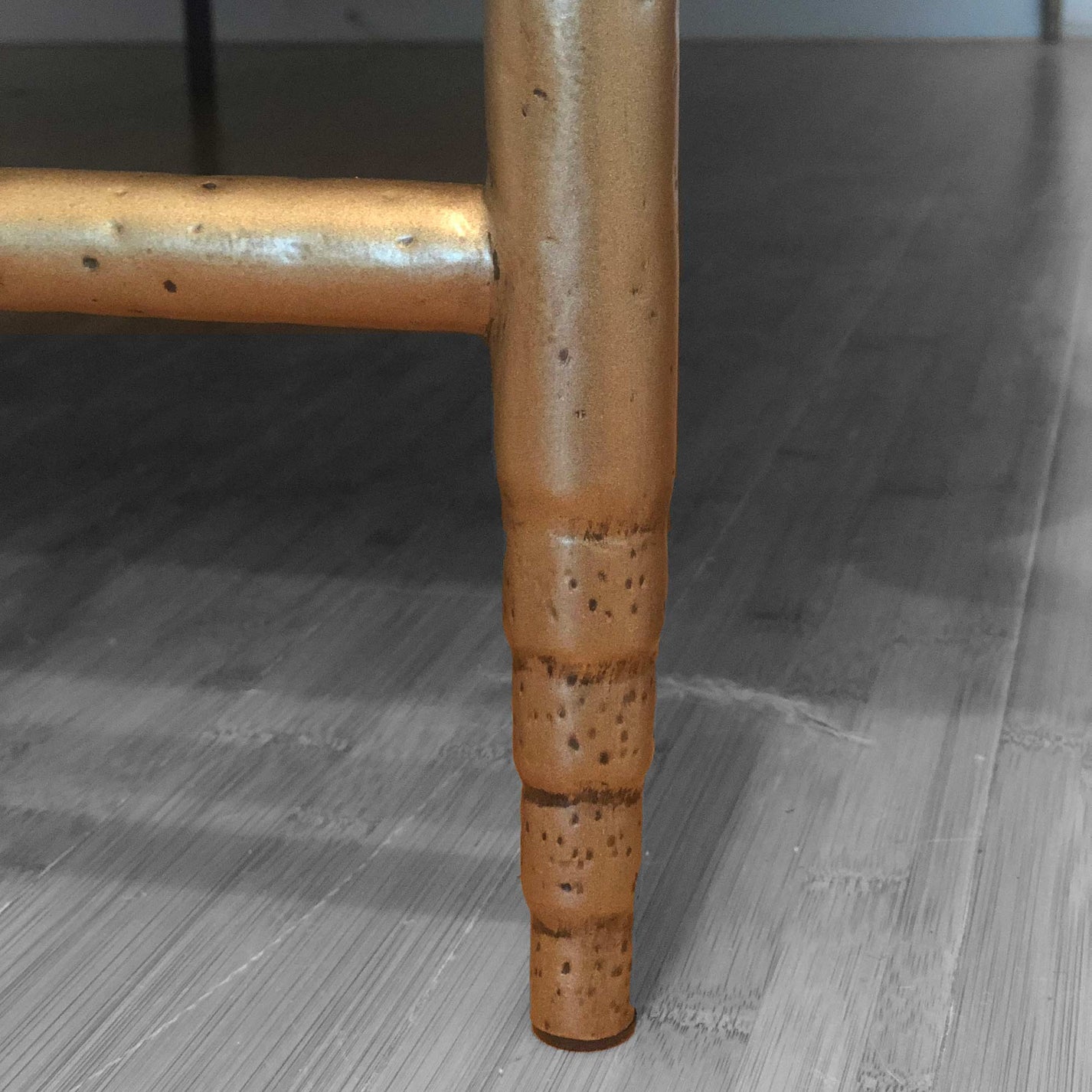 Archaeo Pitted Brass Hammered Iron Platform Bed by Heiressy Luxury ...